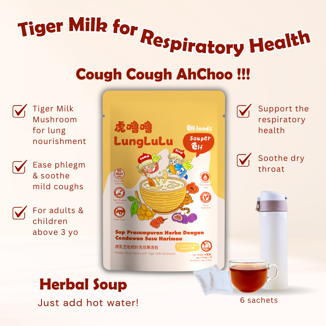 LungLuLu Herbal Soup – Tiger Milk Mushroom Lung Support | Elffoods ...
